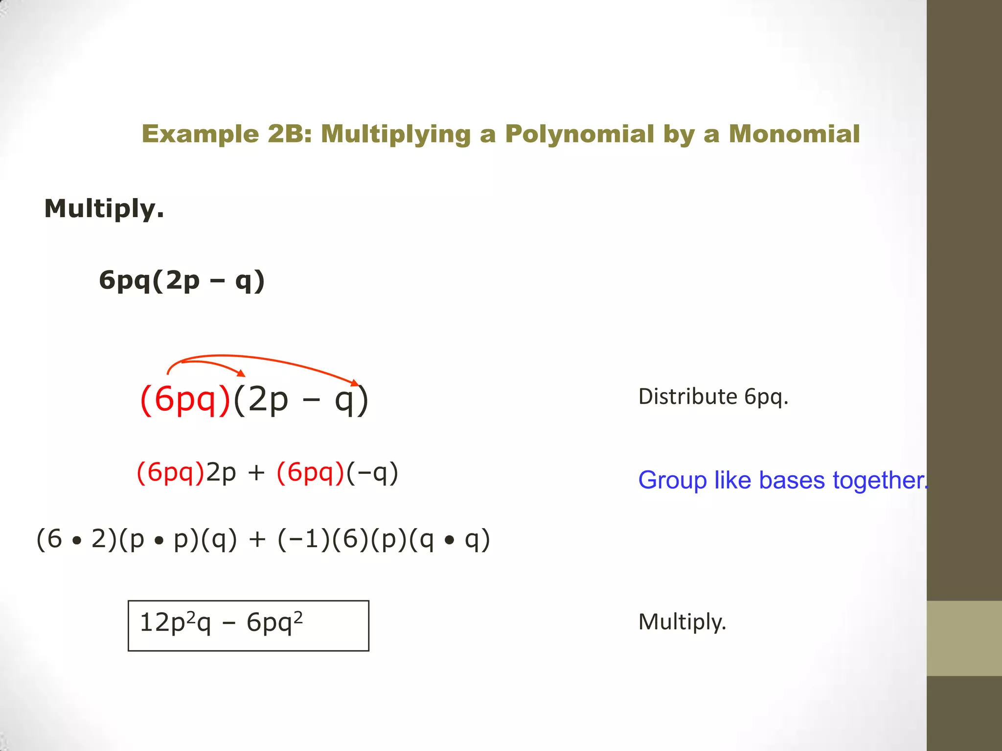 Operations on Polynomials | PPTX