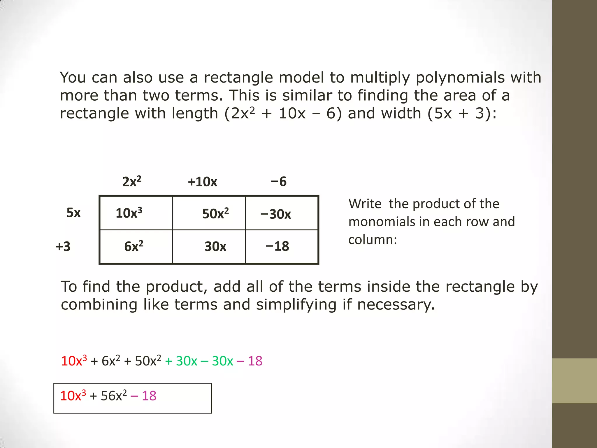 Operations on Polynomials | PPTX