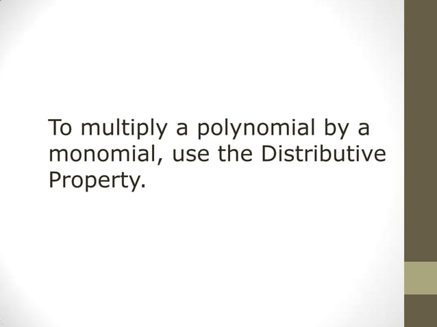 Operations on Polynomials | PPTX