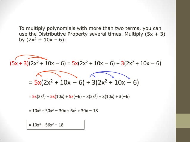 Operations on Polynomials | PPTX