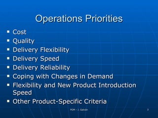 2 operations strategy | PPT