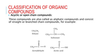 Organic Compounds classification | PPTX