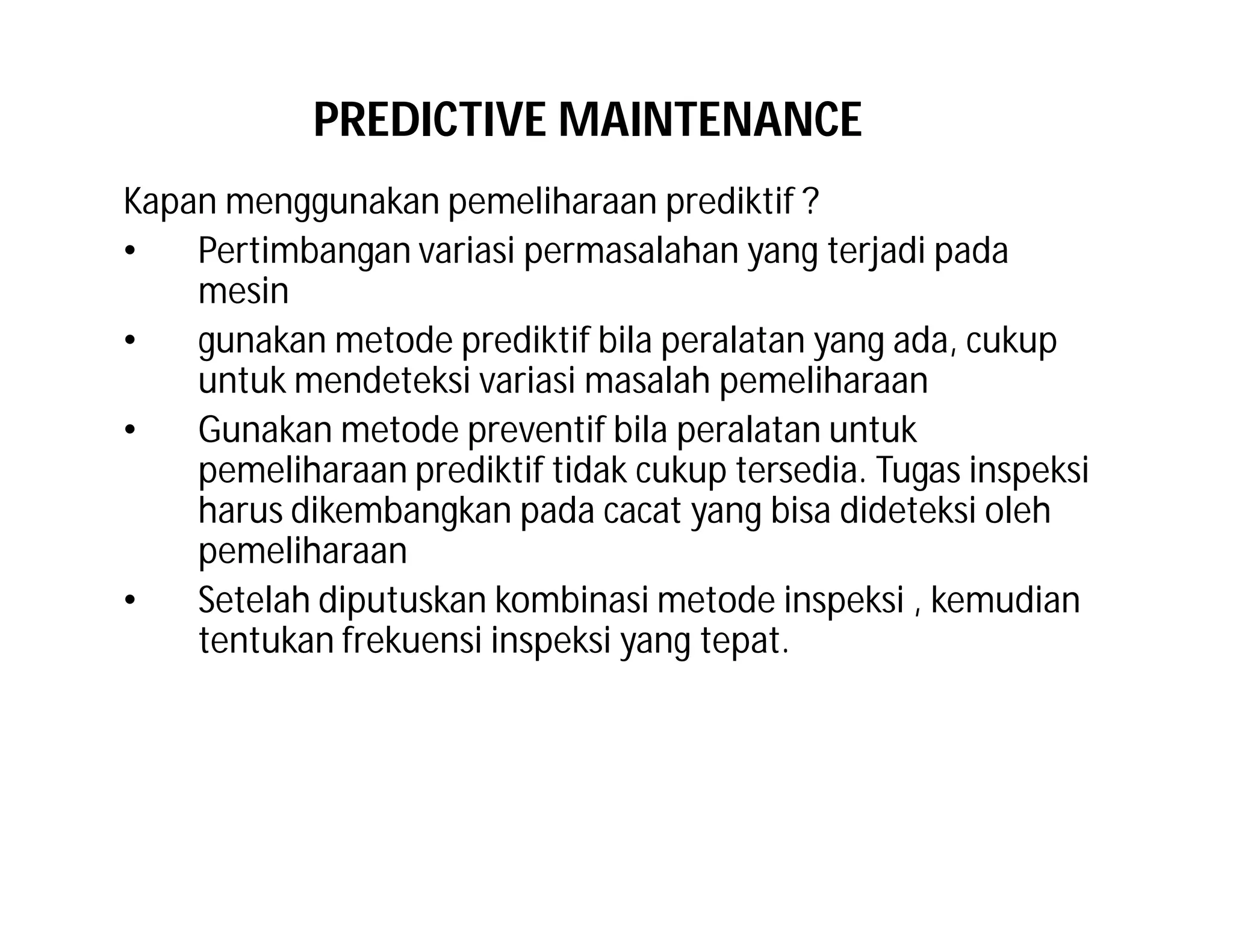 organisasi maintenance | PDF