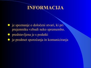 osnovni pojmi informatike | PPT