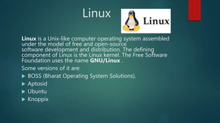 Operating systems | PPT
