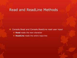 Module 2: Overview of c# | PPT