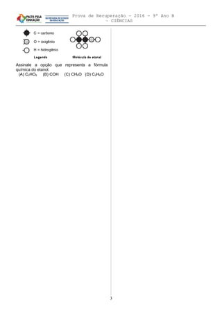 2ª p.d. (ciências 9º ano) | PDF