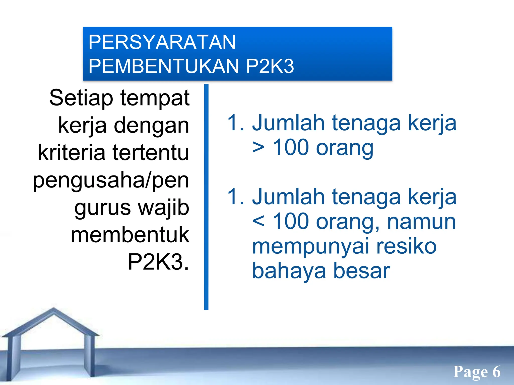 P2K3 ( Panitia Pembina Keselamatan dan Kesehatan Kerja) | PPTX