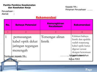 P2K3 ( Panitia Pembina Keselamatan dan Kesehatan Kerja) | PPTX