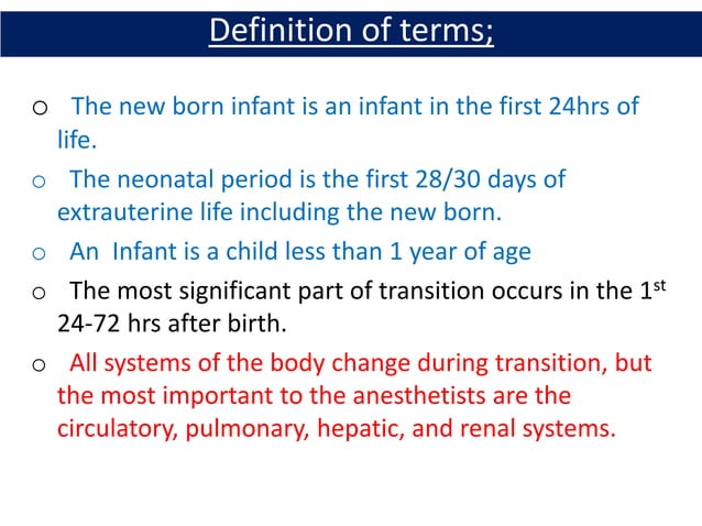 2 Paediatrics and Neonatal anesthesia.pptx | Ear, Nose and Throat ...