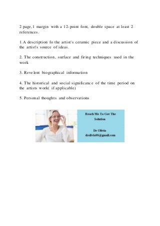2 page,1 margin with a 12-point font, double space at least 2 refere | DOCX