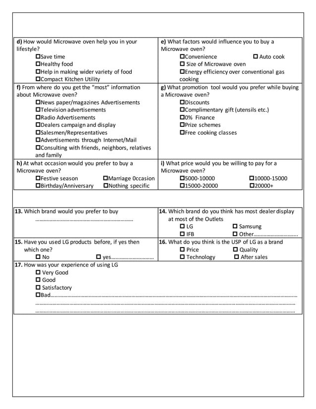 2 page questionnaire copy | PDF