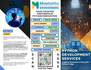 Python Development Services. | PPT