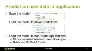 Machine Learning for the Apache Spark Developer with Paige Liu | PPT