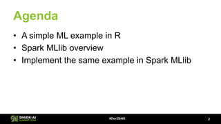 Machine Learning for the Apache Spark Developer with Paige Liu | PPT