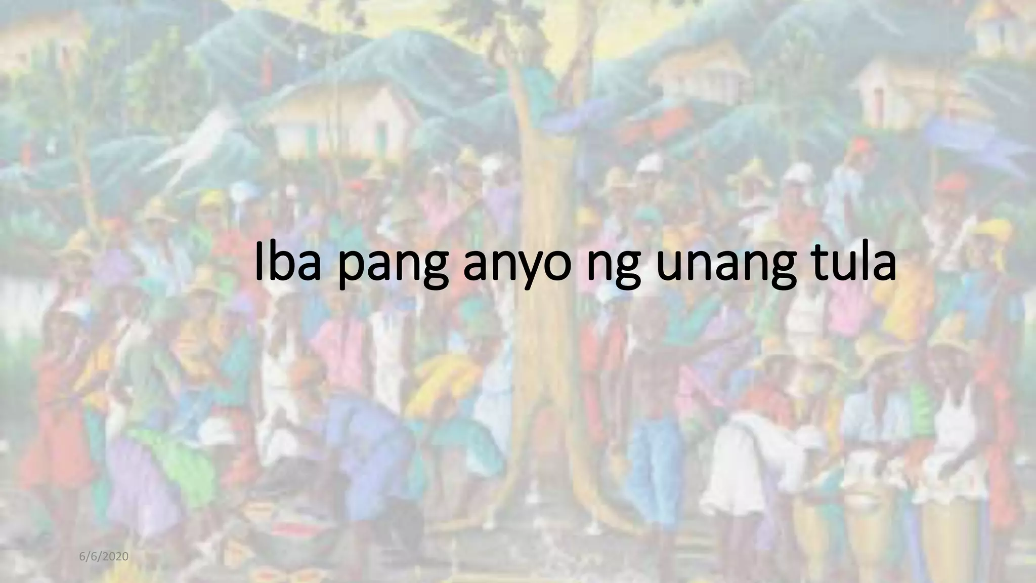 Panahon ng Katutubo | PPTX