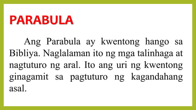 PARABULA ang talinhaga ng may-ari ng ubasan | PPTX