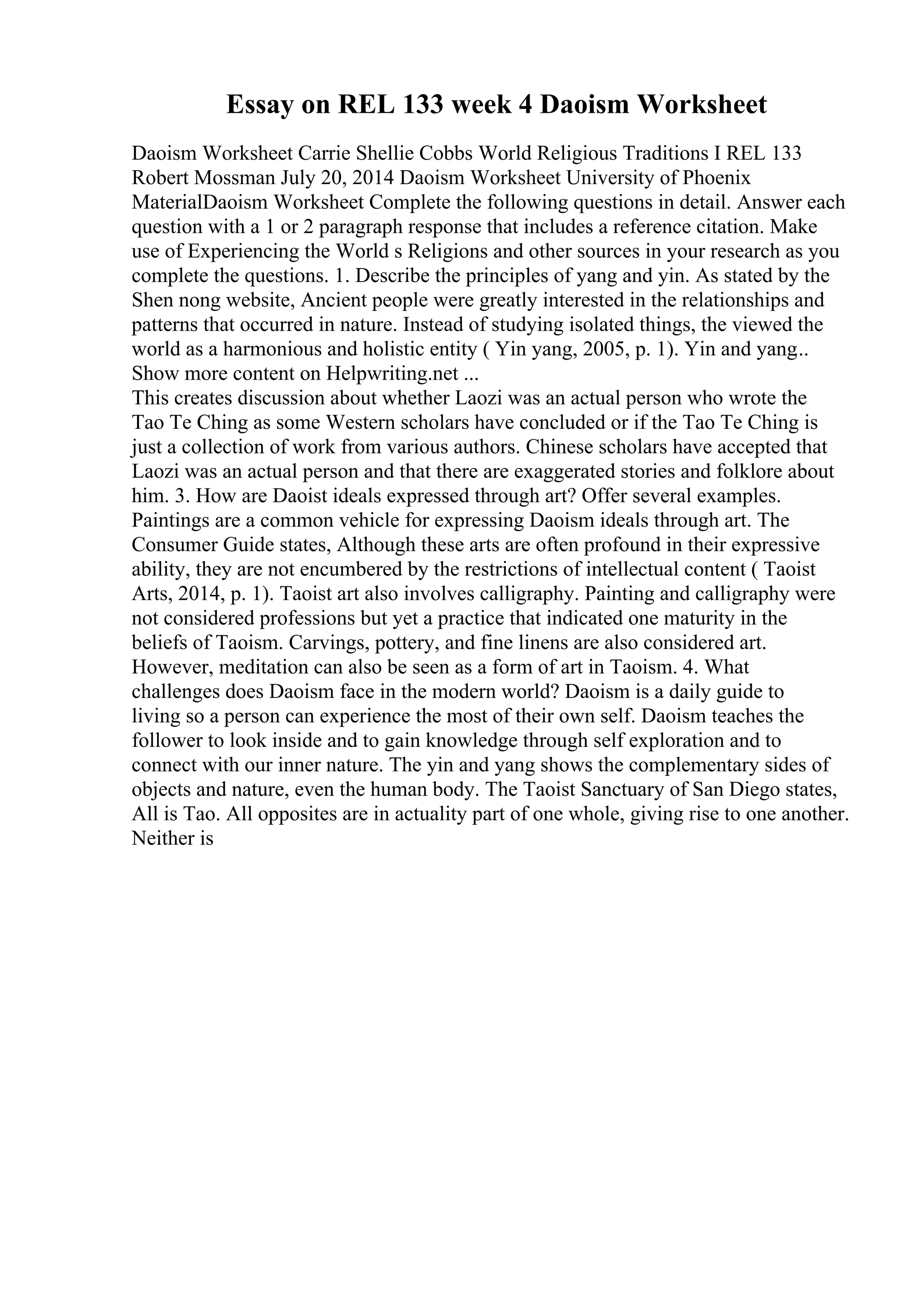 2 Paragraph Essay | PDF
