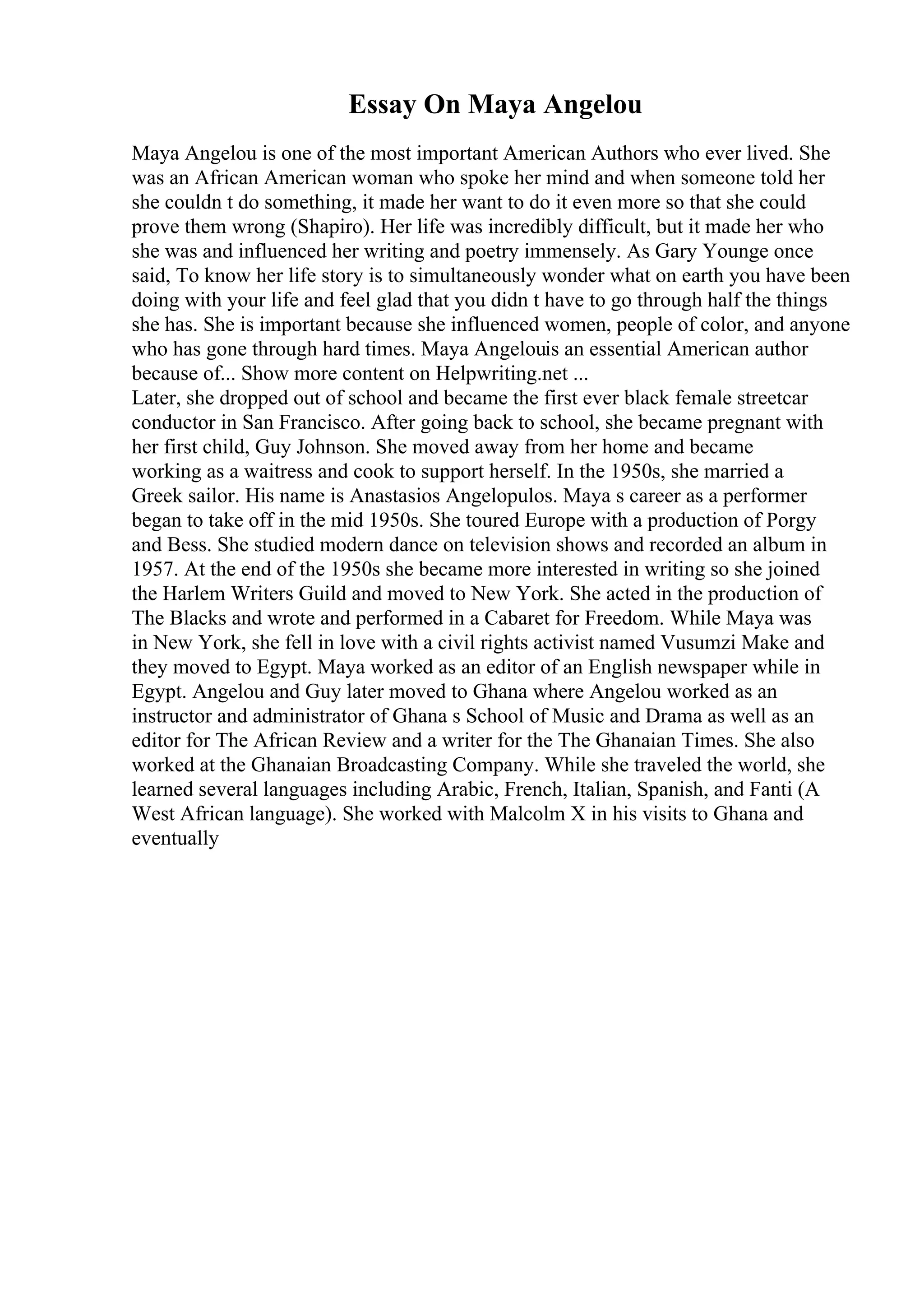 2 Paragraph Essay | PDF