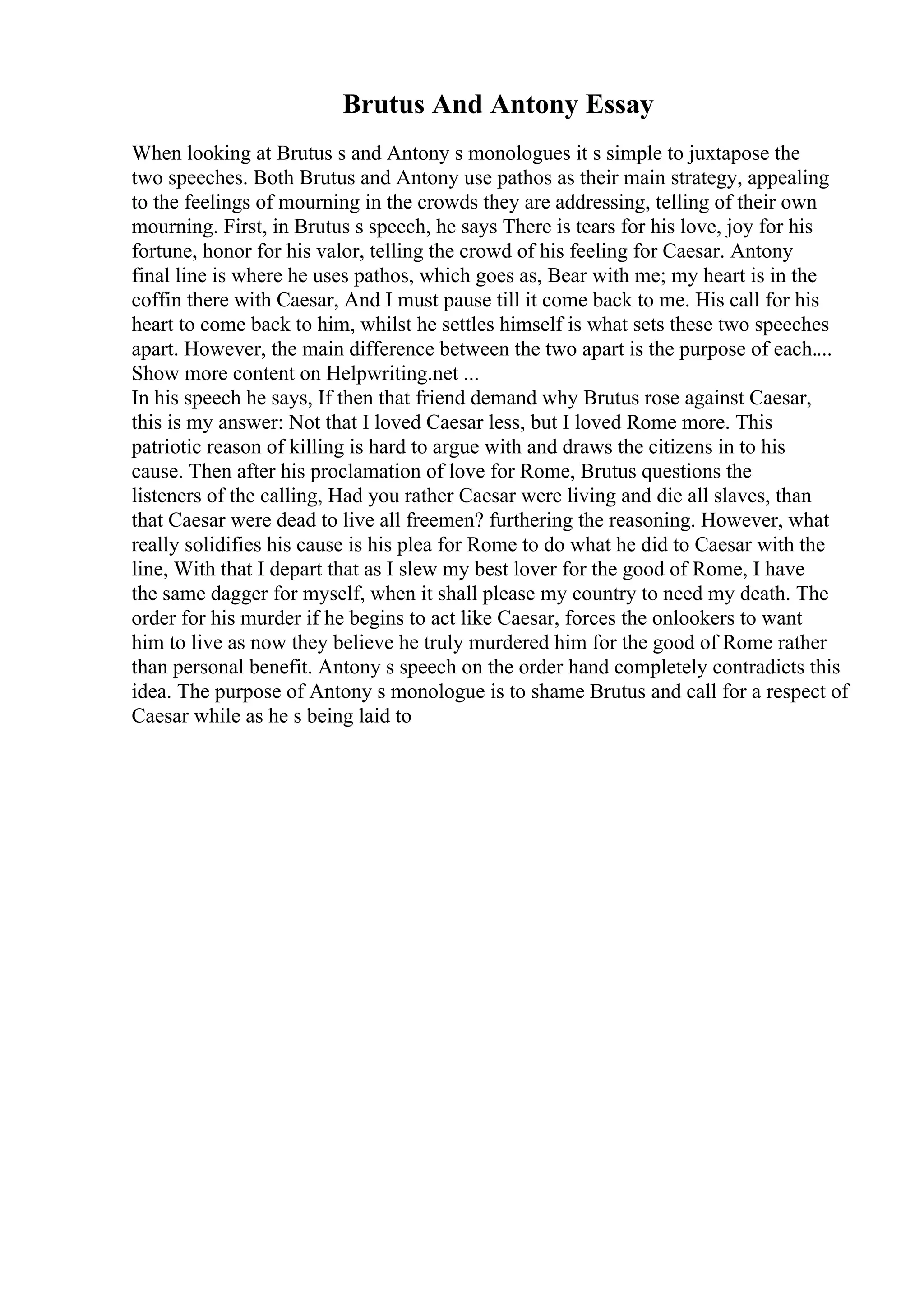 2 Paragraph Essay | PDF