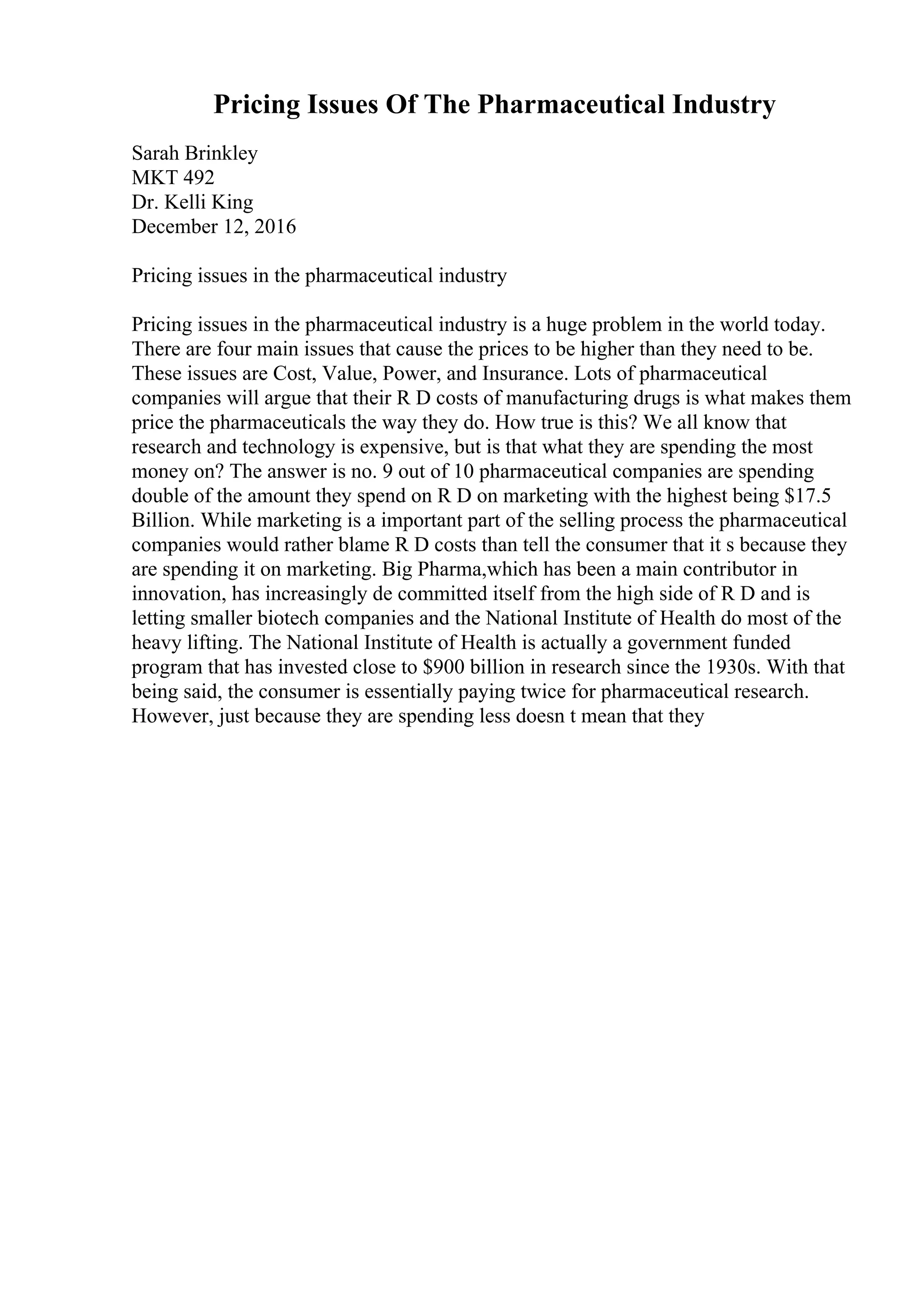 2 Paragraph Essay | PDF