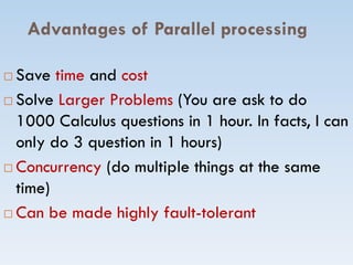 2 parallel processing presentation ph d 1st semester | PPT