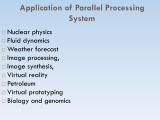 2 parallel processing presentation ph d 1st semester | PPT