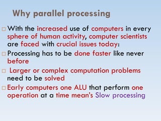 2 parallel processing presentation ph d 1st semester | PPT