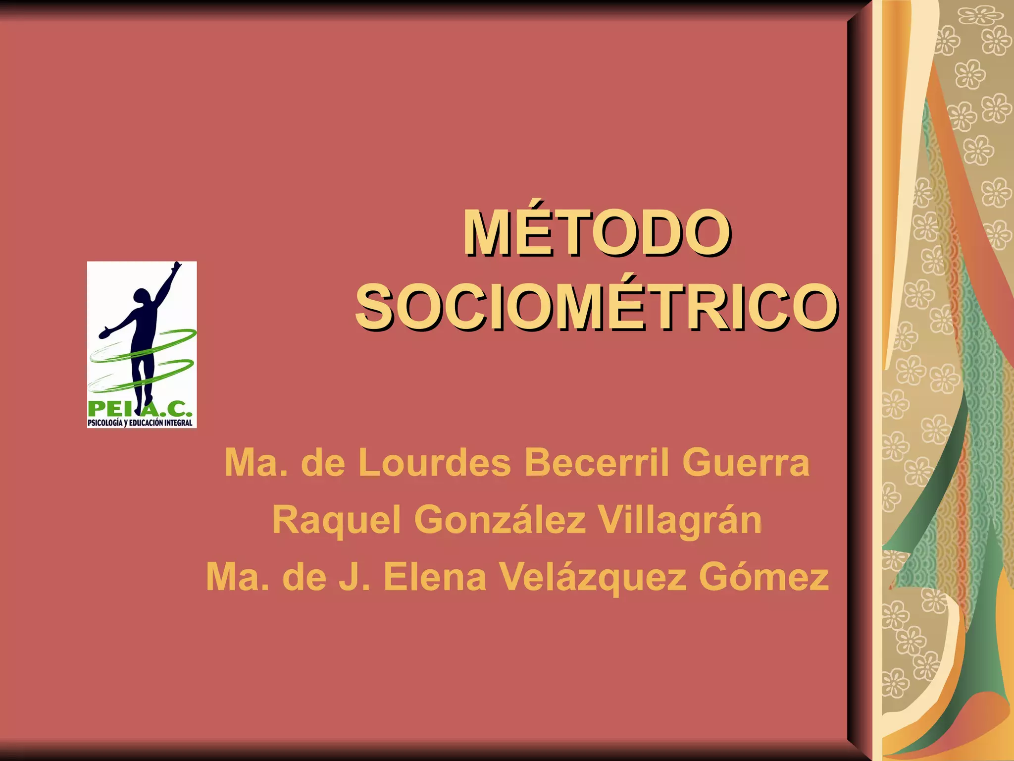 Metodo Sociometrico | PPT
