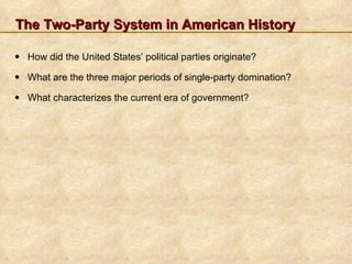 2 party system | PPT