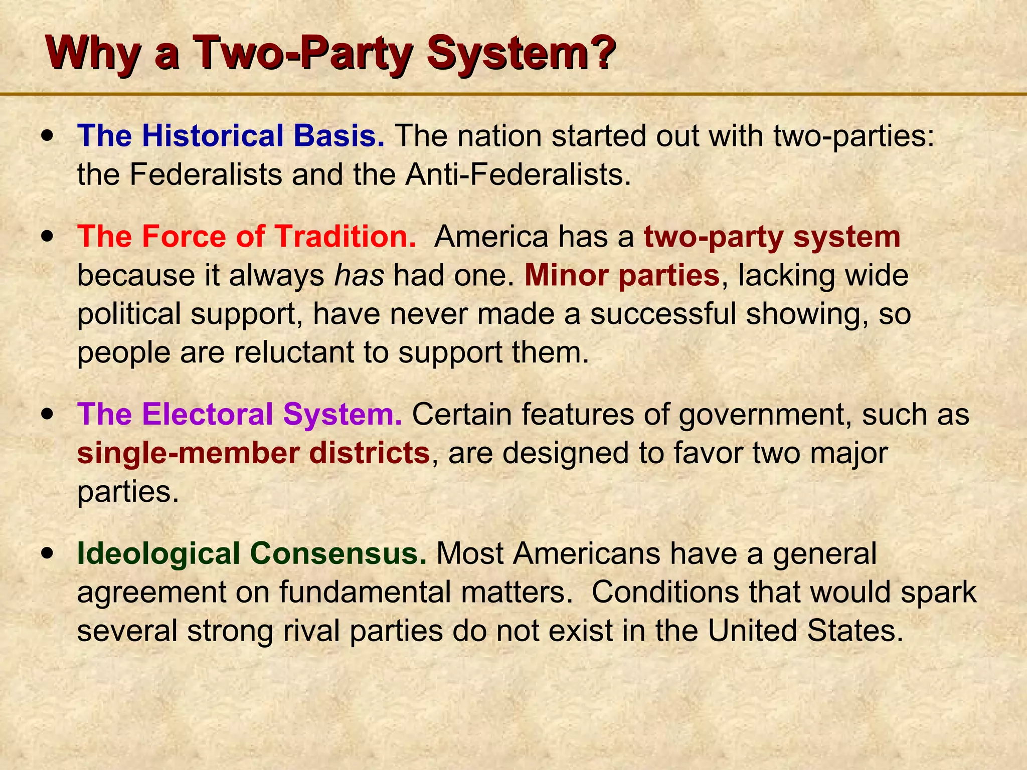 2 party system | PPT