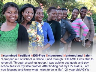 PEPFAR DREAMS Presentation - Patience Ndlovu | PDF