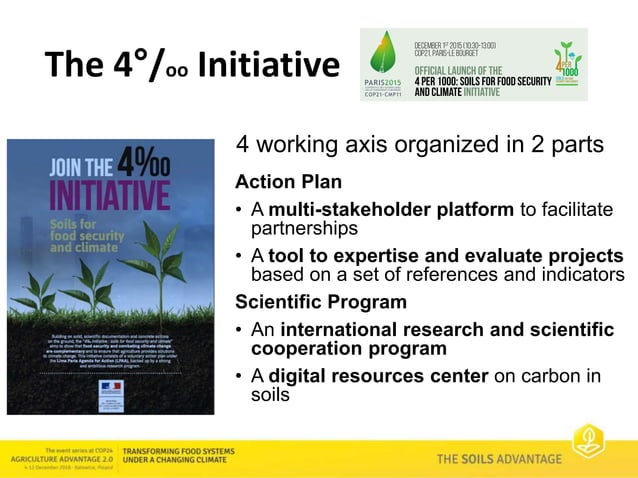 Soils Advantage: 4 per 1000 initiative - Paul Luu | PPT