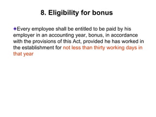 2payementofbonus act-101120123359-phpapp01 | PPT