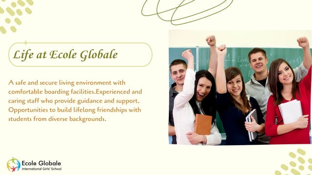 "Ecole Gloable's CBSE Boarding School: A Gateway to Global Opportunities" | PPT