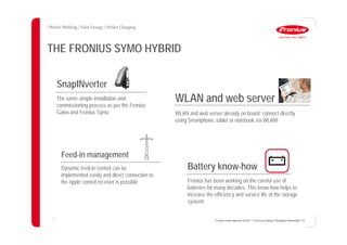 Fronius Energy Solution for Pakistan | PPT