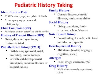 2 Pediatric History Taking and Physical examination (1).pptx