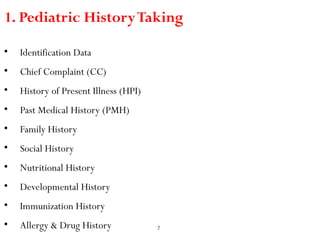 2 Pediatric History Taking and Physical examination (1).pptx