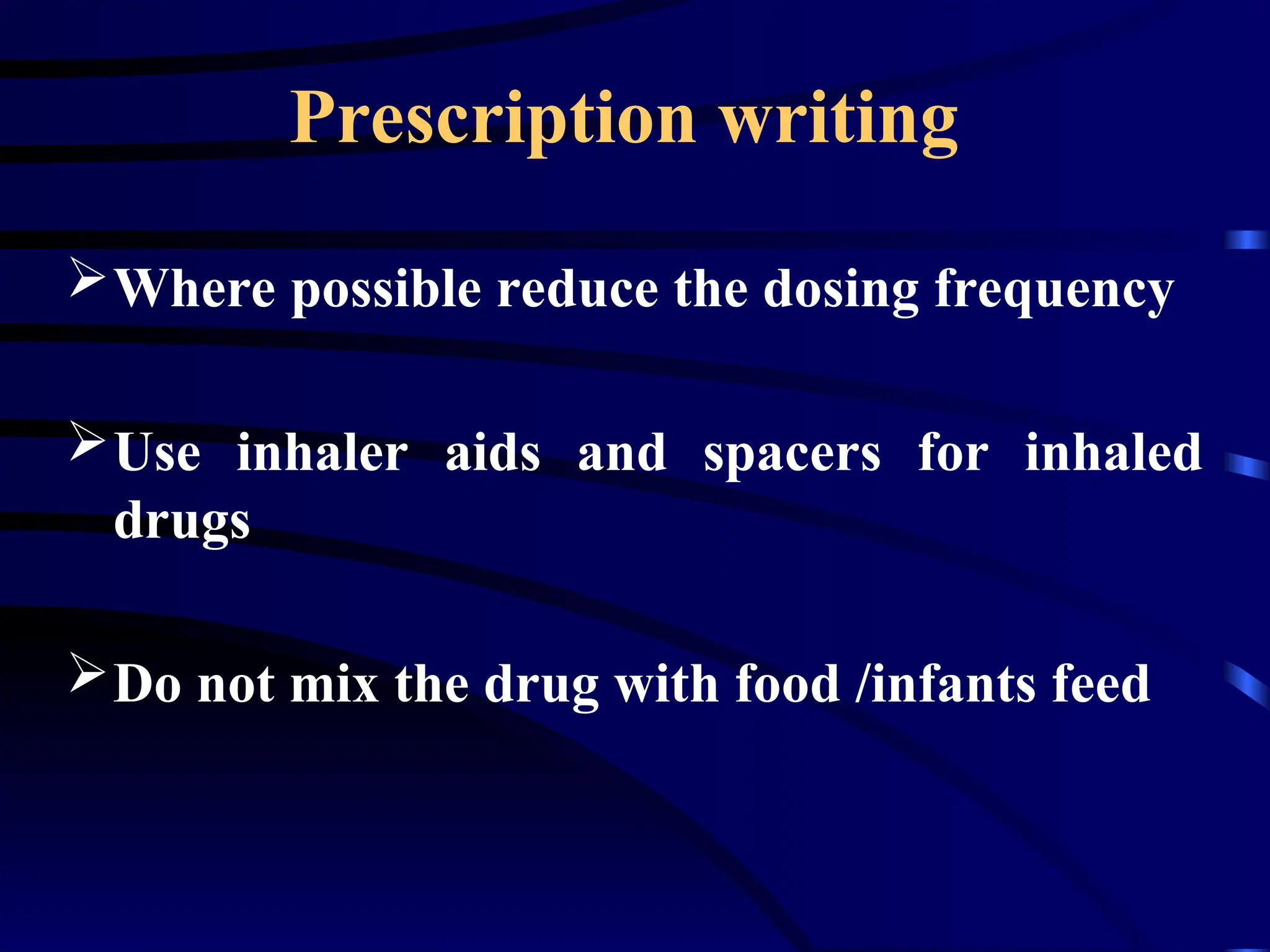 Pediatric Prescribing guidelines pptxxxx | PPT