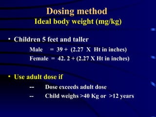 Pediatric Prescribing guidelines pptxxxx | PPT