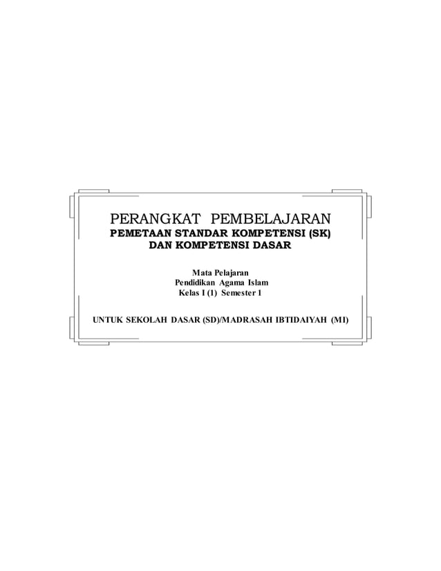 [2] pemetaan sk kd pai | PDF