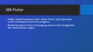 materi pengenalan flutter bahasa indonesia | PPTX