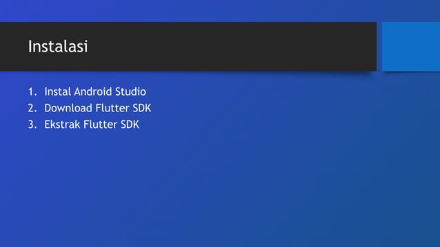 materi pengenalan flutter bahasa indonesia | PPTX