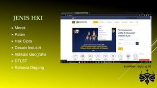 Pengenalan Hak Kekayaan Intelektual di dalam industri | PPT