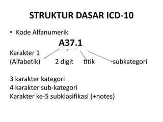 (2) pengenalan icd 10 struktur & isi | PPTX