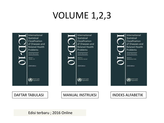 (2) pengenalan icd 10 struktur & isi | PPTX