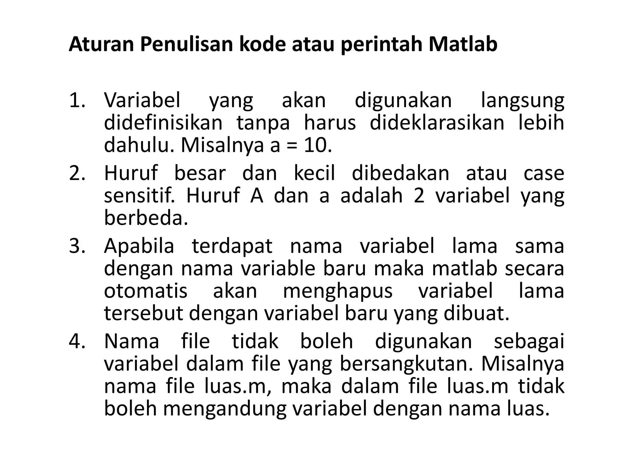 2 pengenalan matlab | PDF
