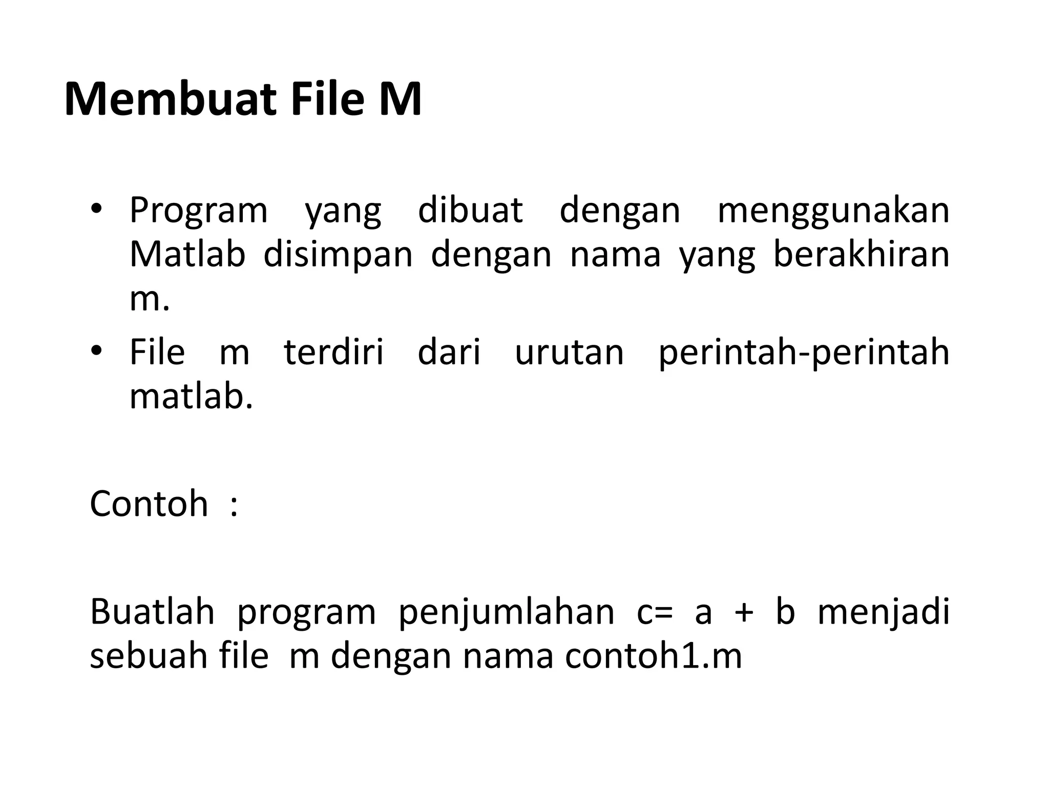 2 pengenalan matlab | PDF