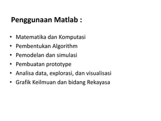 2 pengenalan matlab | PDF