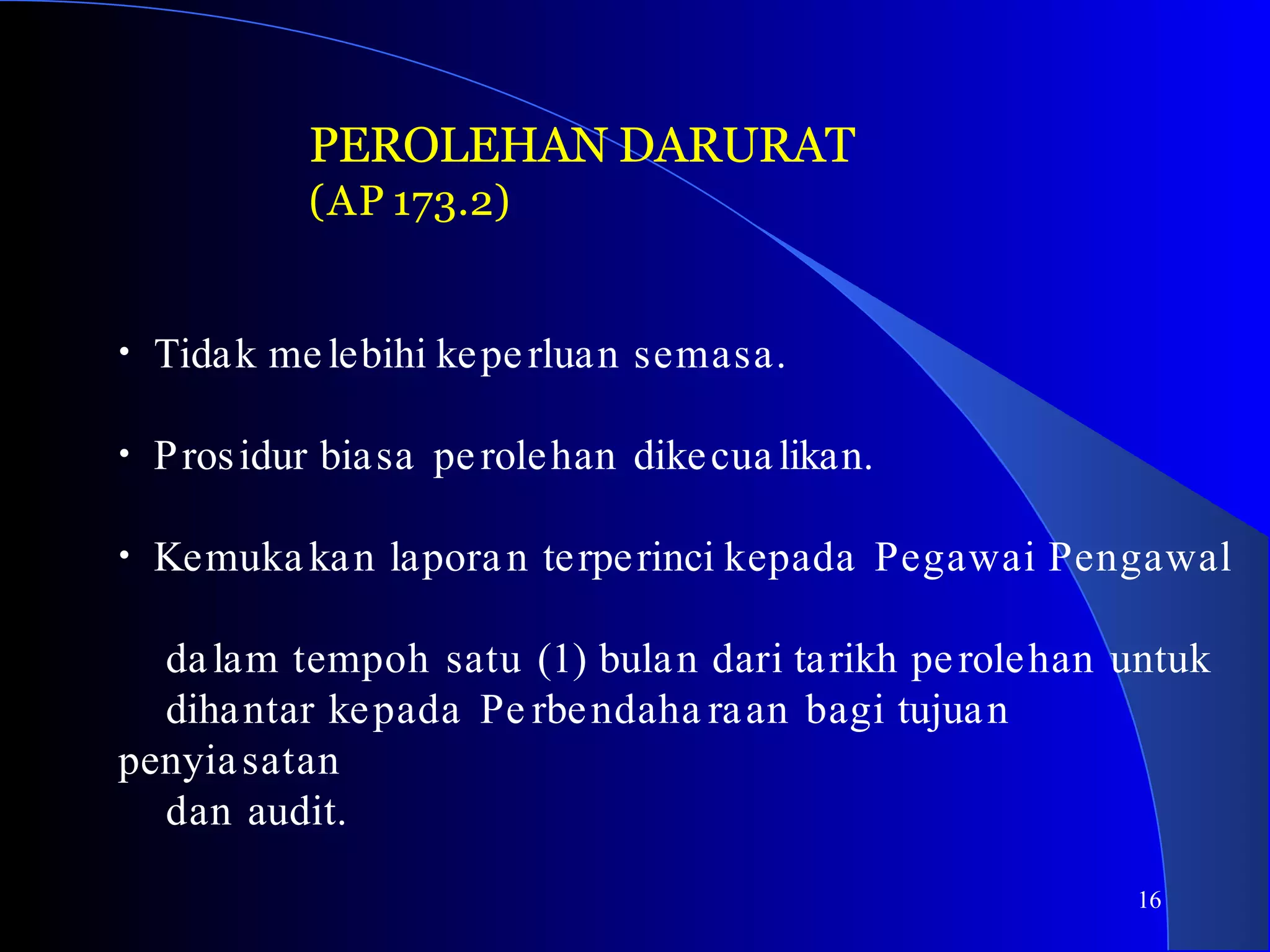 Perolehan kerajaan | PPTX